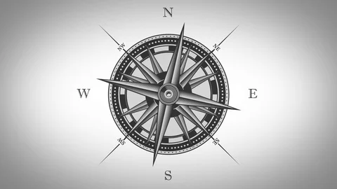 Compass Animation Stock Video Footage | Royalty Free Compass Animation ...