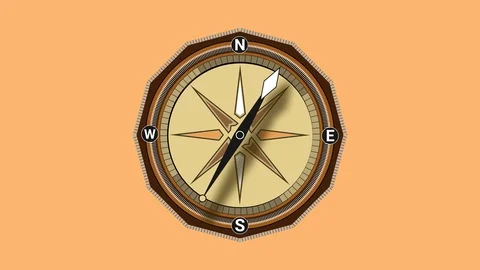 Compass Animation Stock Video Footage | Royalty Free Compass Animation ...