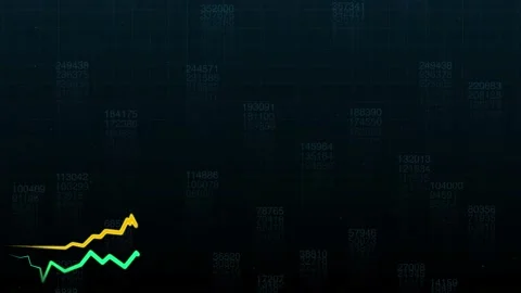 Competition. Growing diagram on dark bac... | Stock Video | Pond5
