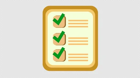 Cartoon Checklist Stock Video Footage | Royalty Free Cartoon Checklist ...