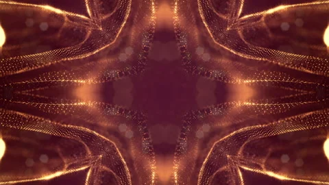 complex composition with luminous partic... | Stock Video | Pond5