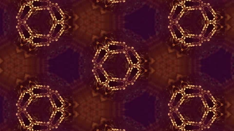 complex golden composition of particles ... | Stock Video | Pond5