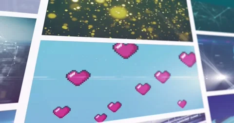 Composite animation of multiple scrollin... | Stock Video | Pond5