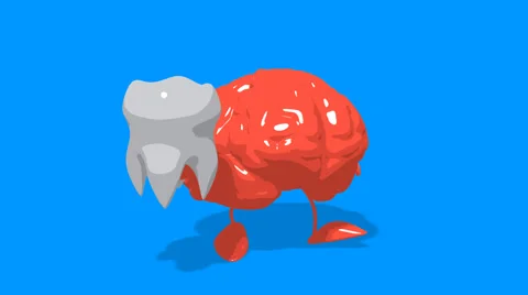 Computer animation - Fun brain | Stock Video | Pond5