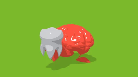 Computer animation - Fun brain | Stock Video | Pond5