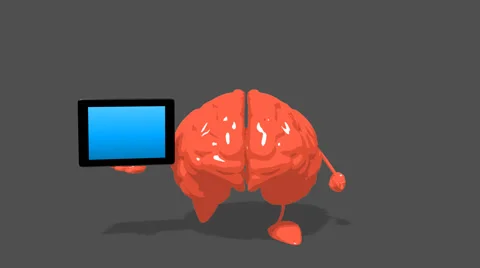 Computer animation - Fun brain | Stock Video | Pond5