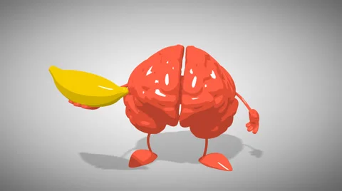 Computer animation - Fun brain | Stock Video | Pond5