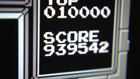 computer arcade video game score. fun pl... | Stock Video | Pond5