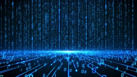 Big Data Matrix Stock Footage ~ Royalty Free Stock Videos | Pond5