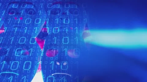 Computer data background 4k | Stock Video | Pond5