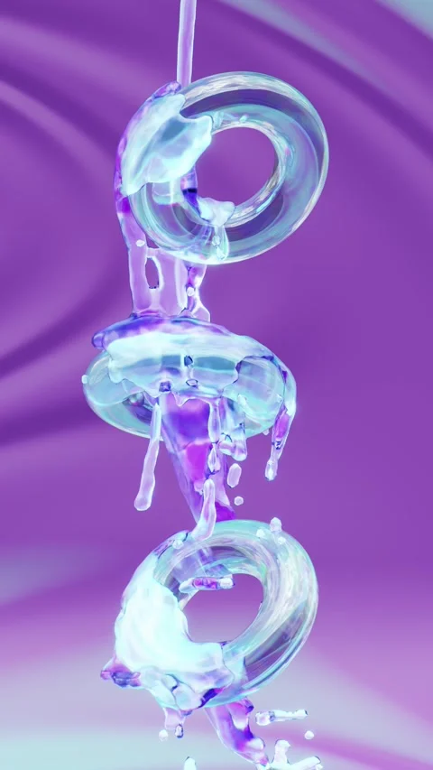 Computer generated 3D of water pouring o... | Stock Video | Pond5