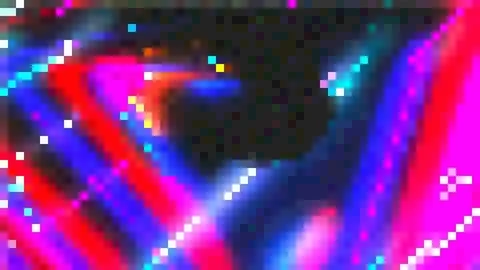 Computer generated 8 bit effect, colorfu... | Stock Video | Pond5