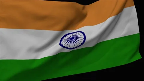 Computer Generated Animation of India Fl... | Stock Video | Pond5