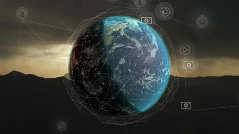 Computer graphics with a schematic visua... | Stock Video | Pond5