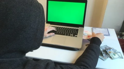 Computer Hacker Green Screen Stock Video Footage | Royalty Free ...