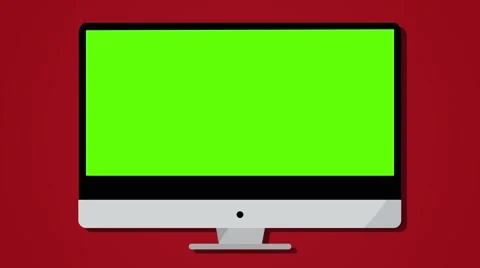 Computer monitor desk top animation with... | Stock Video | Pond5
