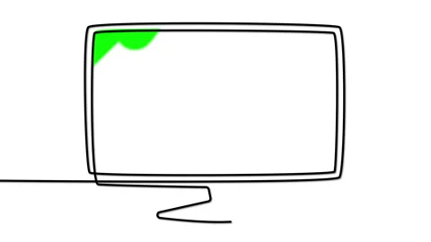 Monitor Display Drawing Stock Videos – Royalty-Free HD & 4K Videos