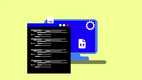 Computer monitor displaying code and a s... | Stock Video | Pond5