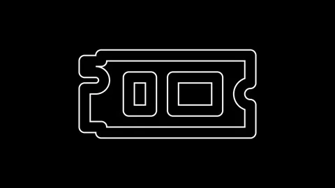 Computer Outline Stock Video Footage | Royalty Free Computer Outline ...