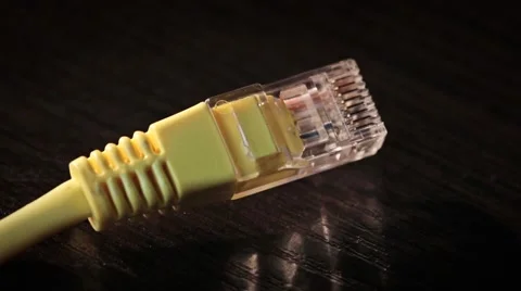 Computer RJ45 LAN connector melted by hi... | Stock Video | Pond5