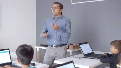 Kids Computer Science Stock Video Footage | Royalty Free Kids Computer ...