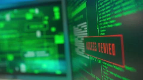 Computer screen with green lines of prog... | Stock Video | Pond5