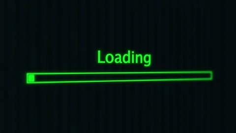 Computer Screen Loading Bar Animation | Stock Video | Pond5