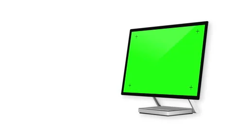 Computer Screen reveal From Bottom of th... | Stock Video | Pond5