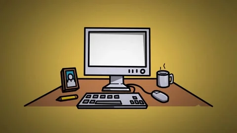 Computer Sketch Isolated Stock Video Footage | Royalty Free Computer ...