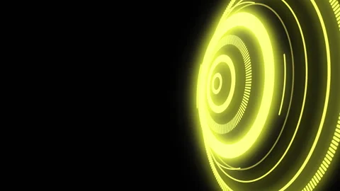 Concentric circles line animation loop o... | Stock Video | Pond5