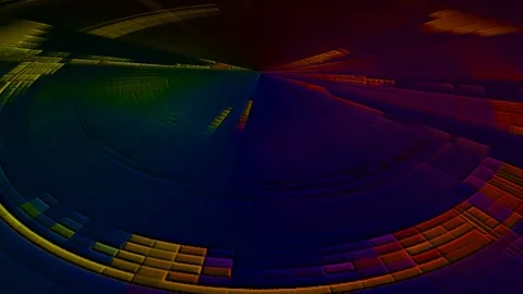 Concentric Circles Radial Lines Grid Tex... | Stock Video | Pond5