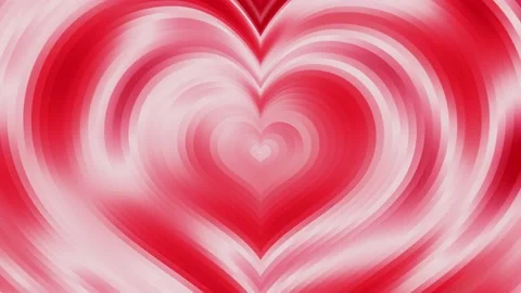 Concentric hearts pattern slowly moving ... | Stock Video | Pond5