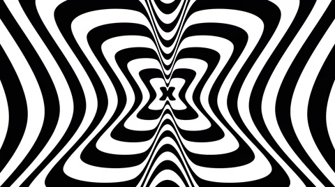 Concentric oncoming abstract symbol, blo... | Stock Video | Pond5