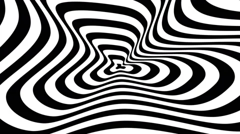 Concentric oncoming abstract symbol, blo... | Stock Video | Pond5