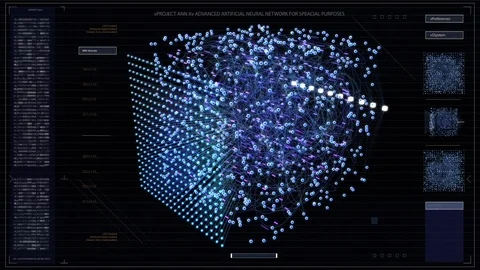 The Concept of: Dark Visualization of Ne... | Stock Video | Pond5