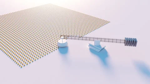 Concept of a minefield clearing machine ... | Stock Video | Pond5