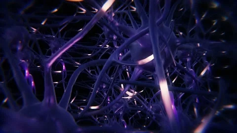 Concept neuron connect. 3D Animation Neu... | Stock Video | Pond5