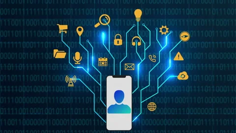 Conceptual digital animation showing clo... | Stock Video | Pond5