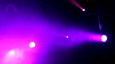 concert blue reflector lights background | Stock Video | Pond5