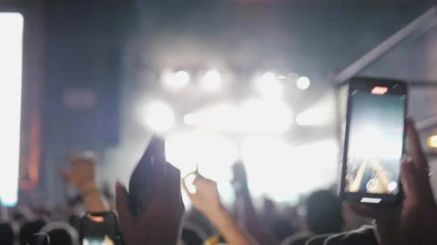 Concert people crowd applause and dancin... | Stock Video | Pond5