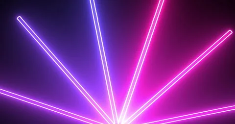 Concert stage light neon color 80s 90s s... | Stock Video | Pond5