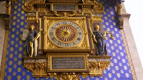 Conciergerie Clock (Horloge) which are l... | Stock Video | Pond5