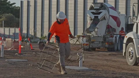 Construction Worker Carrying Stock Footage ~ Royalty Free Stock Videos ...