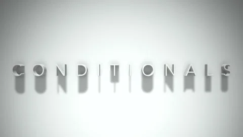 conditionals 3D title animation white te... | Stock Video | Pond5