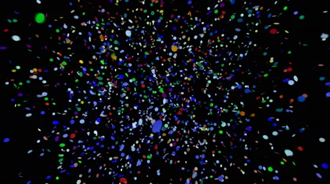 Confetti Alpha Matte Background | Stock Video | Pond5