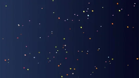 confetti background and 2d animation | Stock Video | Pond5