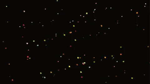 confetti background and 2d animation | Stock Video | Pond5