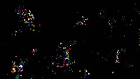 Confetti celebration animated background... | Stock Video | Pond5