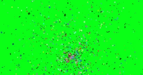 Confetti Green Screen Stock Footage ~ Royalty Free Stock Videos | Page 3