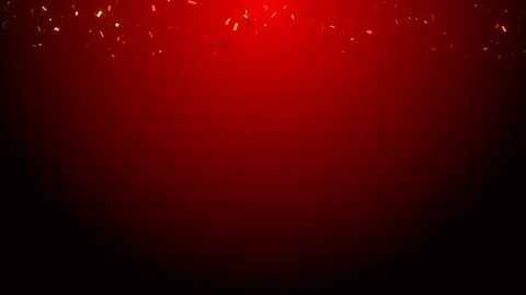 Confetti celebration red background | Stock Video | Pond5